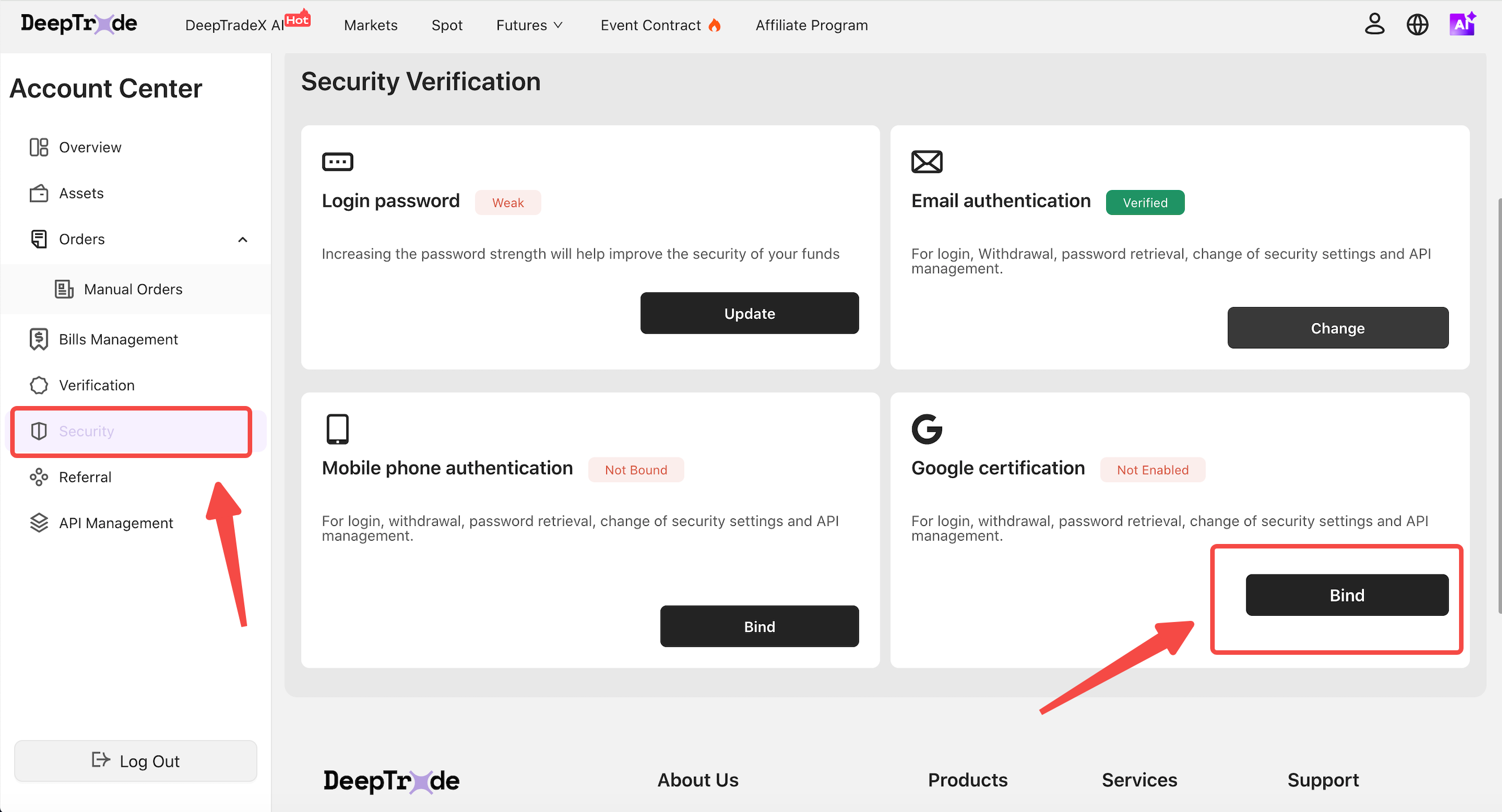 How to Set Up Google Authenticator – DeepTradeX